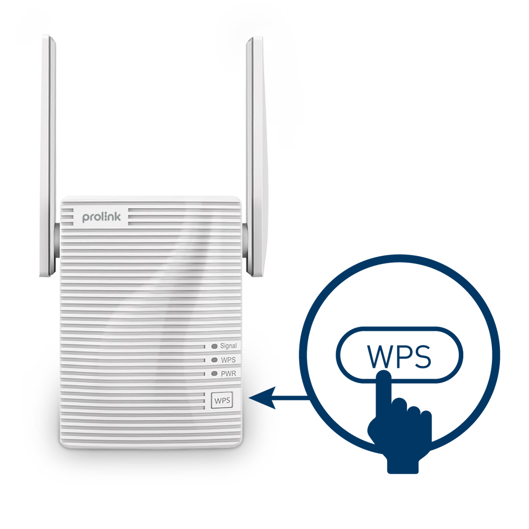 Prolink | Dual Band Wi-Fi AC1200 Extender