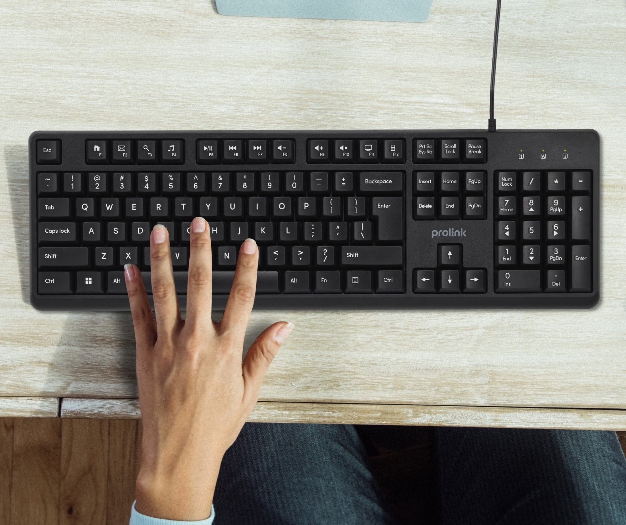 Wired Multimedia Keyboard – Prolink