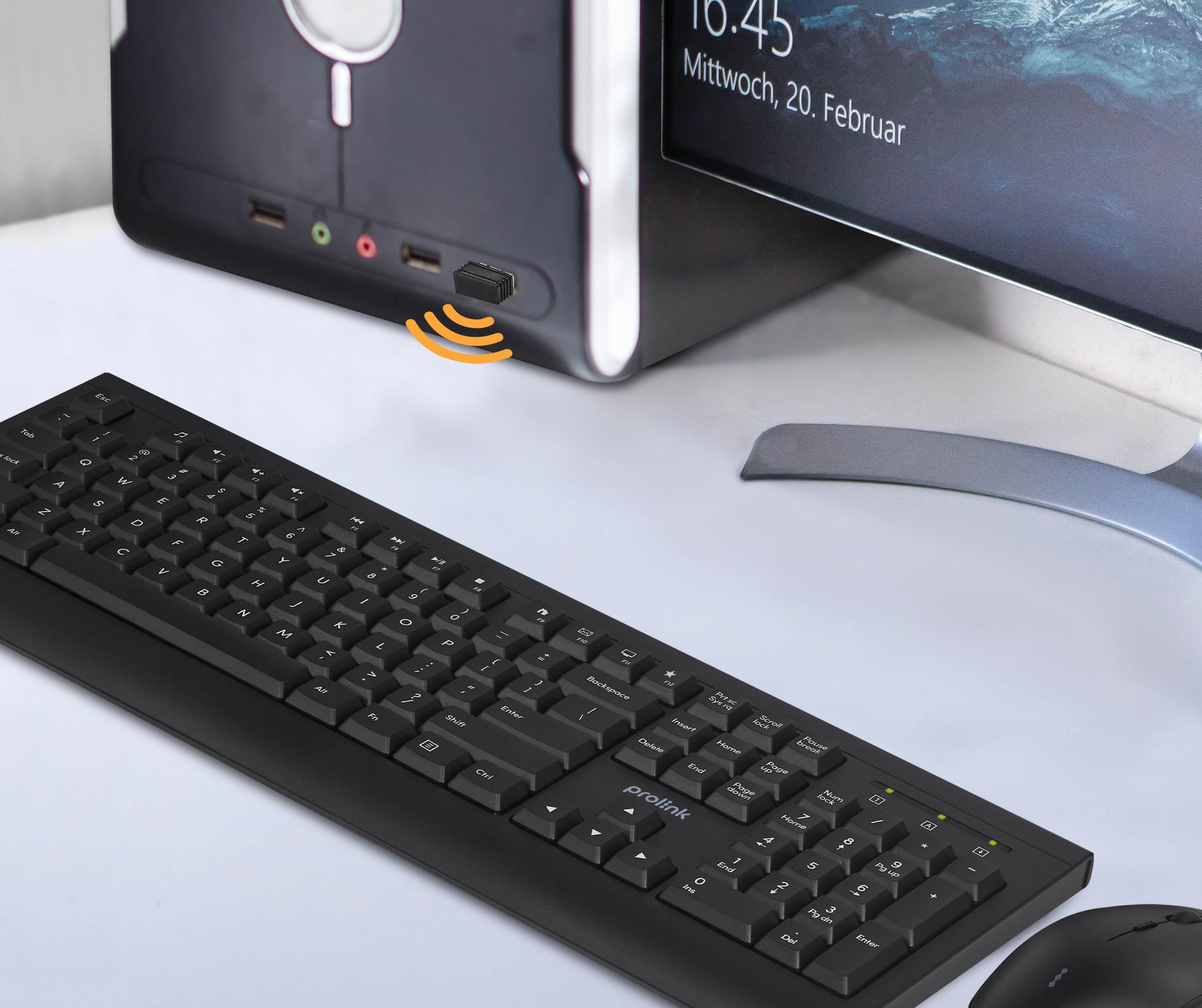 Wireless Multimedia Desktop Combo – Prolink
