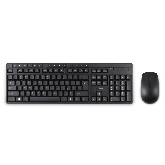 Prolink | Wireless Multimedia Desktop Combo of Mouse and Keyboard