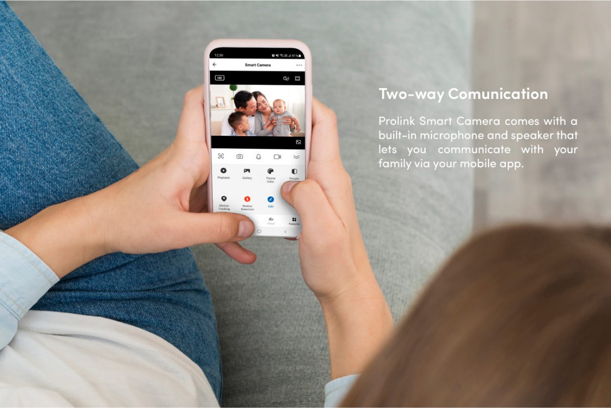 Prolink | Full-HD Wireless IP Camera (Pan/Tilt)