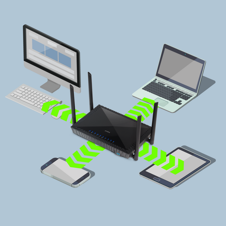 Prolink | Wireless AC2600 Dual-Band Gigabit Router