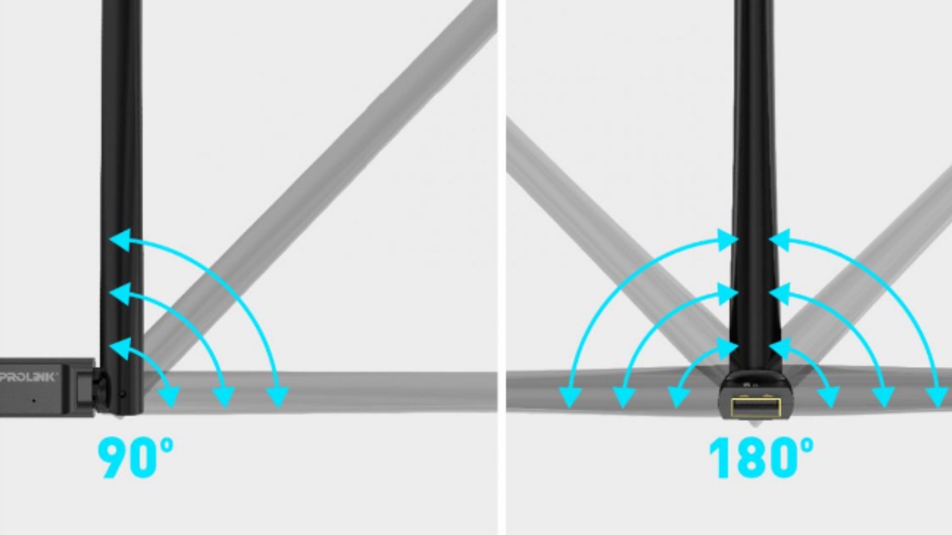 Prolink DH-5103 AC650 Wireless USB Adapter with 6dBi Antenna